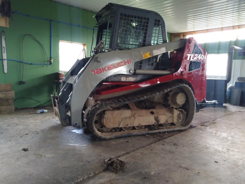 2012 Takeuchi TL240 Construction Compact Track Loaders for Sale ...