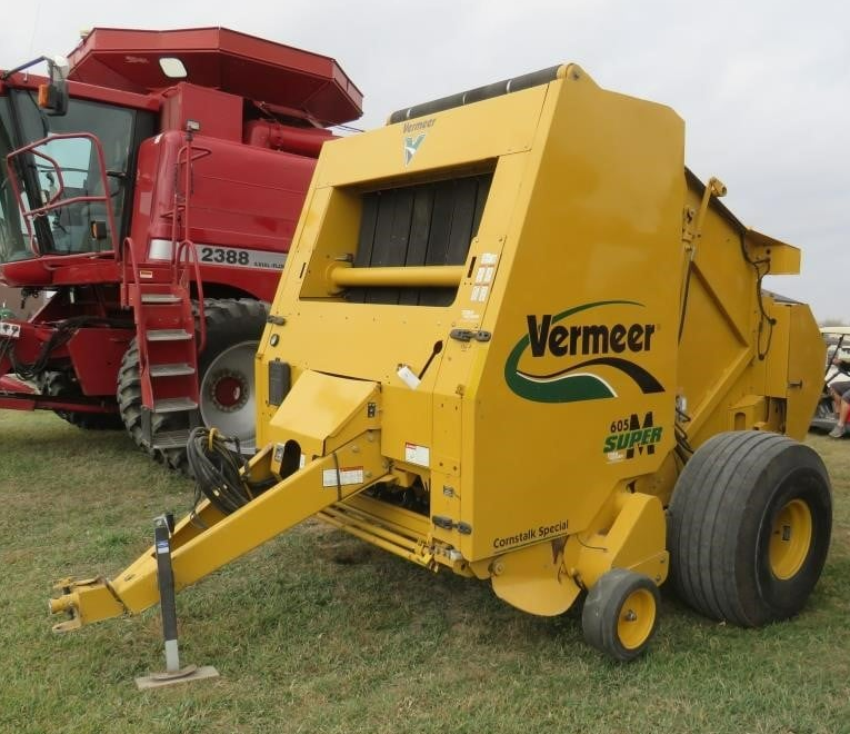 SOLD - 2012 Vermeer 605M Hay and Forage with 17,700 Bales | Tractor Zoom