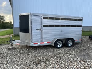 SOLD - 2013 Alum-Line Showmaster Lot No. 5948 Ag Trailers with 16 Ft ...