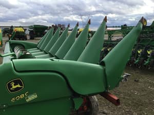 SOLD - 2013 John Deere 608C Stock No. A0010048 Harvesting with 8 Rows ...