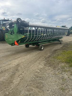 SOLD - 2013 John Deere 625F Stock No. 131005 Harvesting with 25 ft ...