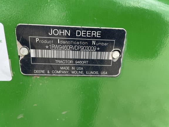 2013 John Deere 9460RT Tractors 300 or more HP for Sale | Tractor Zoom