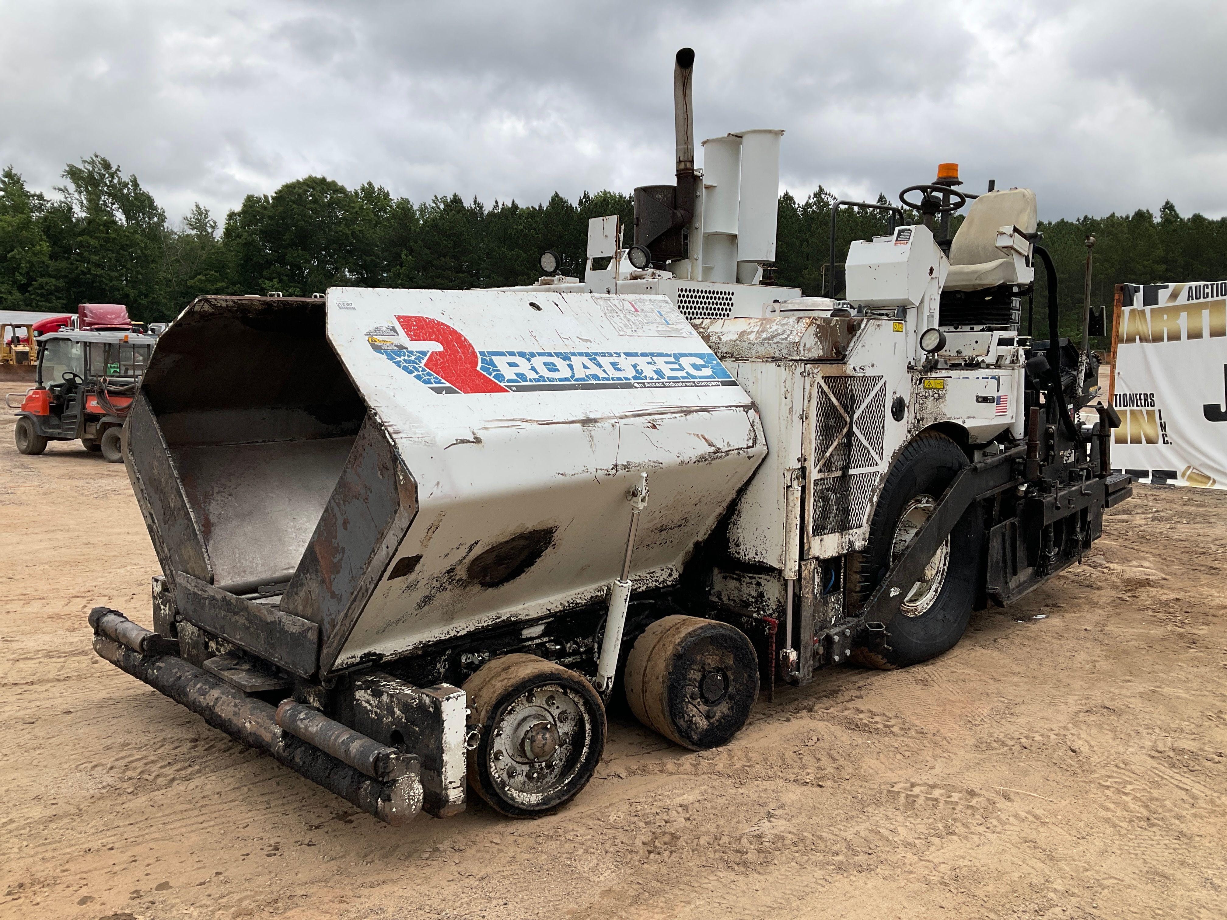 SOLD - 2013 ROADTEC RP170 RUBBER TIRE PAVER SN: RP-170-183 Construction ...