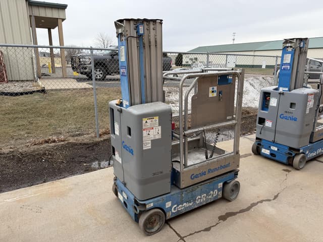 2014 Genie GR-20 Lot No. 36296 Construction For Sale with 316 Hrs ...