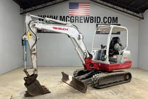 SOLD - 2014 Takeuchi TB235 Mini Excavator Construction with 3,013 Hrs ...