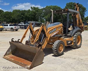 2015 Case 580N Lot No. ED2115 Construction For Sale with 6,220 Hrs ...