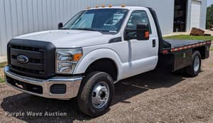 SOLD - 2015 Ford F350 Super Duty flatbed pickup truck Other Equipment ...