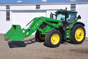 SOLD - 2015 John Deere 6175R MFWD tractor w/loader Tractors with 2,804 ...
