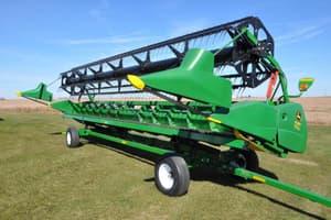 SOLD - 2015 John Deere 630F 30' HydraFlex platform w/trailer Harvesting ...