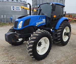 SOLD - 2015 New Holland TS6.120 Lot No. EQ3654 Tractors with 4,658 Hrs ...