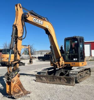 SOLD - 2016 Case CX80C Lot No. DO1039 Construction with 5,001 Hrs ...