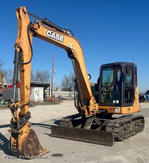 SOLD - 2016 Case CX80C Lot No. DO1040 Construction with 5,239 Hrs ...