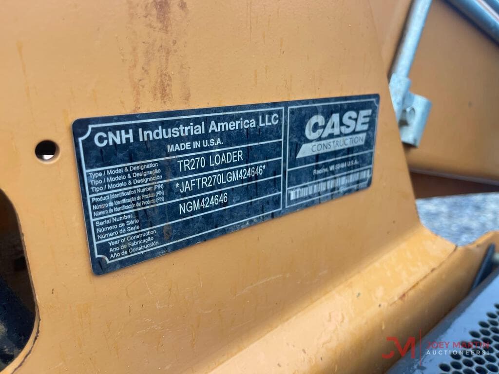 2016 Case TR270 Construction Compact Track Loaders for Sale | Tractor Zoom