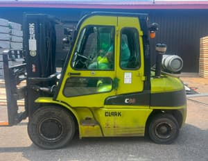 SOLD - 2016 Clark C40 LP Forklift With Forks Construction with --- Hrs ...
