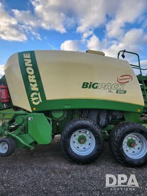 SOLD - 2016 Krone BP890 Lot No. 196 Hay and Forage with 15,759 Bales ...