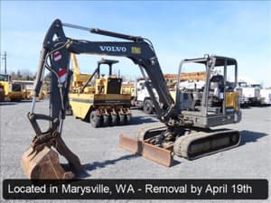 SOLD - 2016 Volvo EC60E Lot No. 109A Construction with --- Hrs | Tractor Zoom