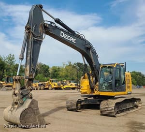 SOLD - 2017 John Deere 245G LC Lot No. JC9999 Construction with 5,566 ...