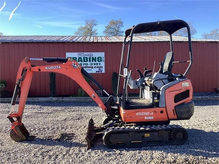 SOLD - 2017 Kubota KX018-4 Construction Compact Excavators | Tractor Zoom