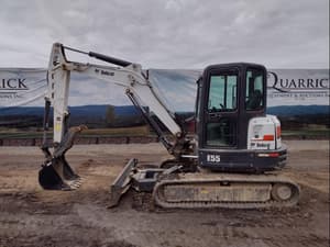 SOLD - 2018 Bobcat E55 Lot No. 4038 Construction with 1,675 Hrs ...