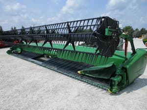 SOLD - 2018 John Deere 635FD Stock No. 23427 Harvesting with 35 ft ...