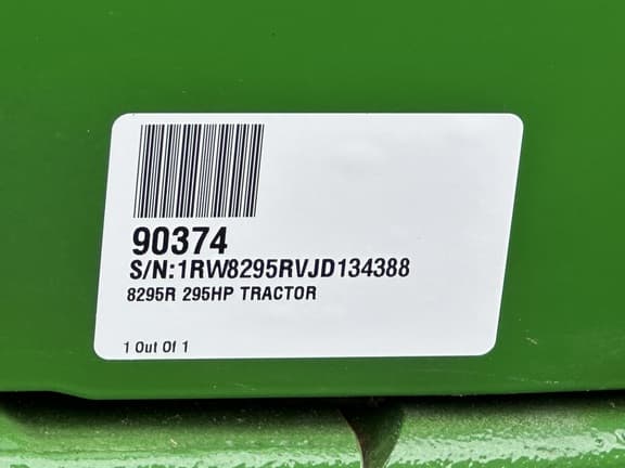 2018 John Deere 8295R Tractors 175 to 299 HP for Sale | Tractor Zoom