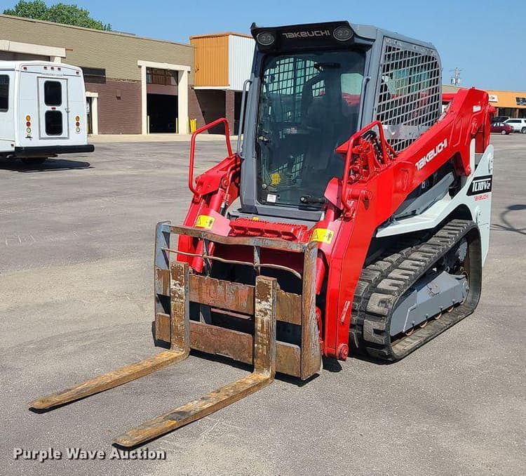 SOLD - 2018 Takeuchi TL10V2 Construction Compact Track Loaders ...