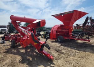 SOLD - 2019 Akron GTT4010 Grain Bagger & EXG 300 Unloader Harvesting ...