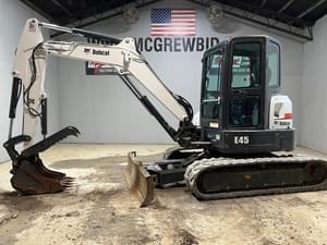 SOLD - 2019 Bobcat E45 Lot No. 402 Construction with 861 Hrs | Tractor Zoom