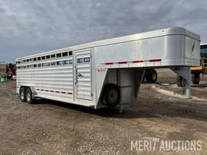 SOLD - 2019 Featherlite 8127 Lot No. 25 Ag Trailers with 24 Ft | Tractor Zoom