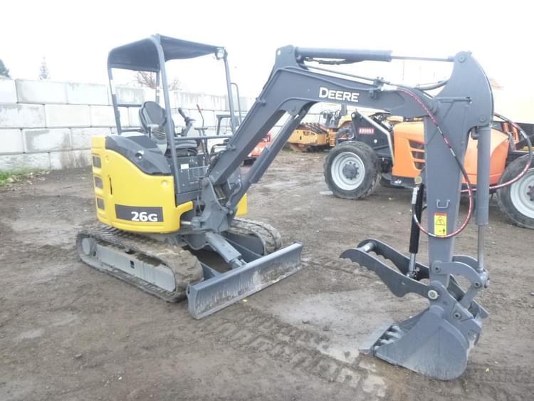 2019 John Deere 26G Construction Compact Excavators for Sale | Tractor Zoom