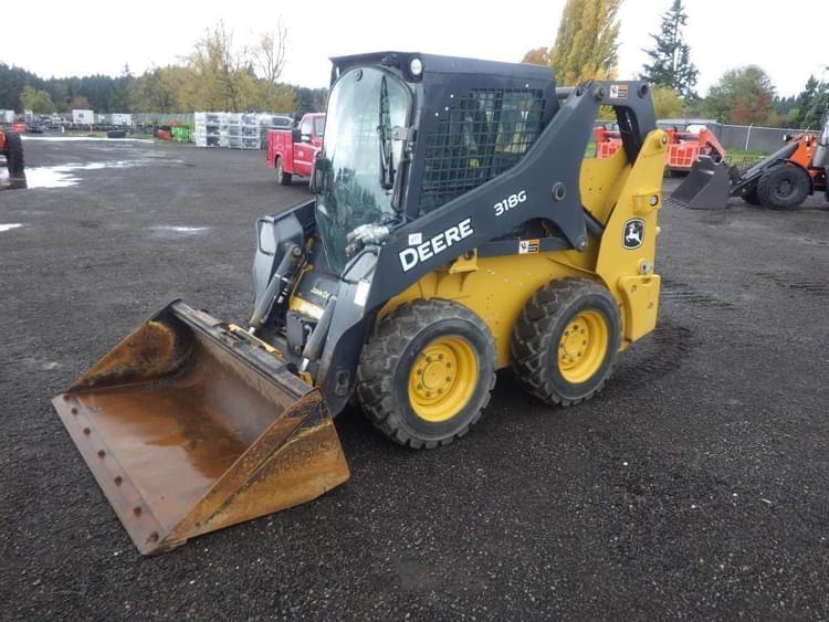 SOLD - 2019 John Deere 318G Construction Skid Steers | Tractor Zoom