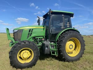 SOLD - 2019 John Deere 6135E Cab MFWD Power Reverser Trans 3209 Hours ...