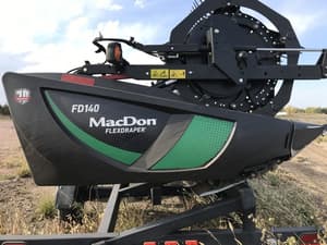 SOLD - 2019 MacDon FD140 Stock No. 296100 Harvesting with 40 ft ...