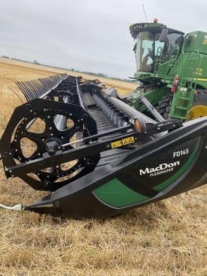 SOLD - 2019 MacDon FD145 Stock No. 116796 Harvesting with 45 ft ...