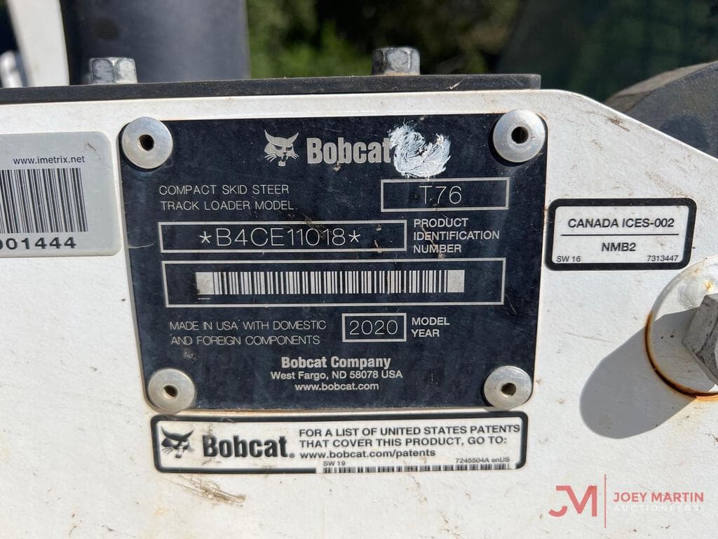 Tractor Zoom - 2020 Bobcat T76