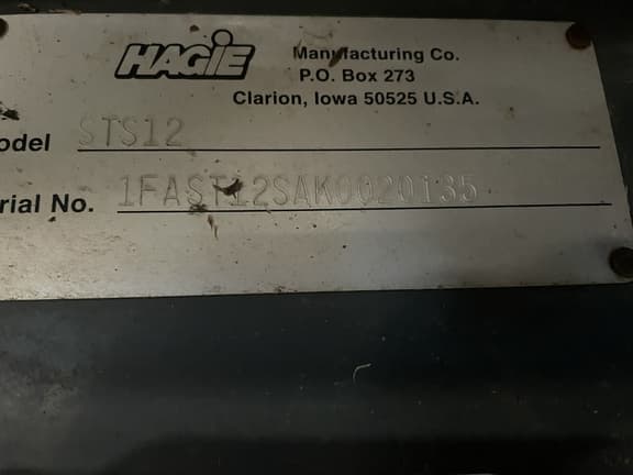 2020 Hagie STS12 Chemical Applicators Sprayers - Self Propelled for ...