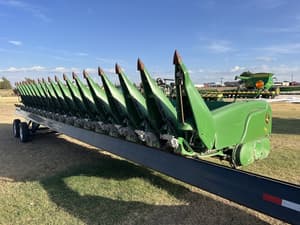 SOLD - 2020 John Deere 718C Stock No. 242828 Harvesting with 18 Rows ...