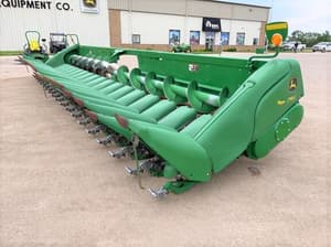 SOLD - 2020 John Deere 718C Stock No. X928356 Harvesting with 18 Rows ...