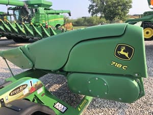 SOLD - 2020 John Deere 718C Stock No. 250501 Harvesting with 18 Rows ...