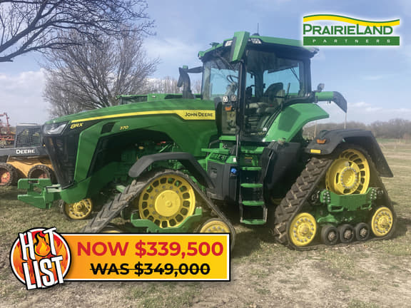 2020 John Deere 8RX 370 Tractors 300 to 424 HP for Sale | Tractor Zoom