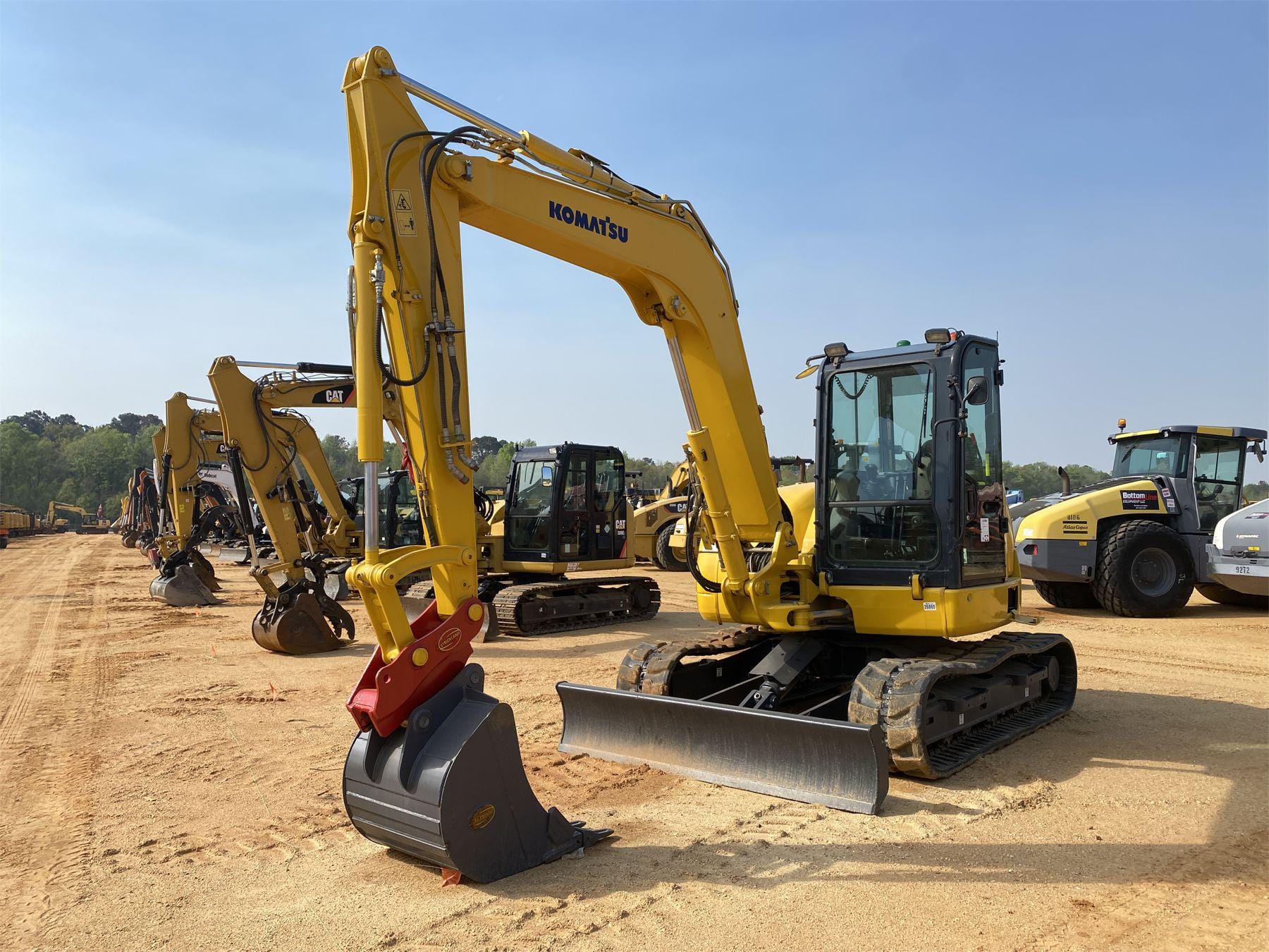 SOLD - 2020 KOMATSU PC80MR-5 Excavator Construction with 1,687 Hrs ...