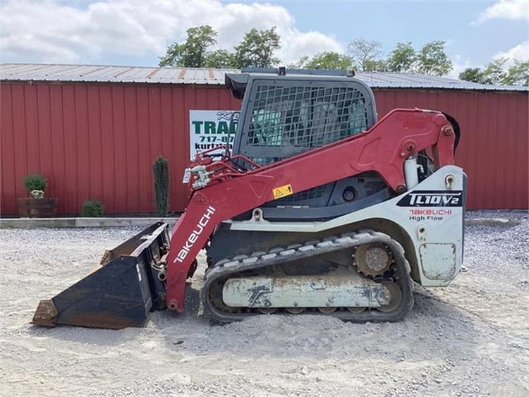 SOLD - 2020 Takeuchi TL10V2 Construction Compact Track Loaders ...