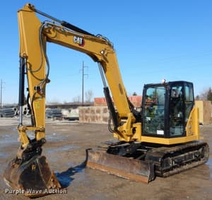 SOLD - 2021 Caterpillar 308CR mini excavator Construction with 741 Hrs ...