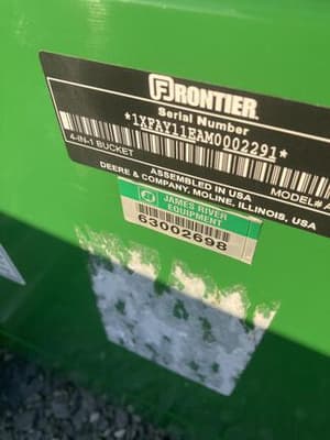 SOLD - 2021 Frontier AY11E Stock No. 63002698 Other Equipment | Tractor ...