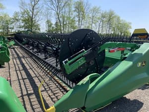 SOLD - 2021 John Deere HD45F Stock No. A0010364 Harvesting with 45 ft ...
