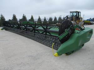 SOLD - 2021 John Deere RD40F Stock No. 227458189 Harvesting with 40 ft ...