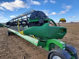 SOLD - 2021 John Deere RD45F Stock No. 822773 Harvesting with 45 ft ...
