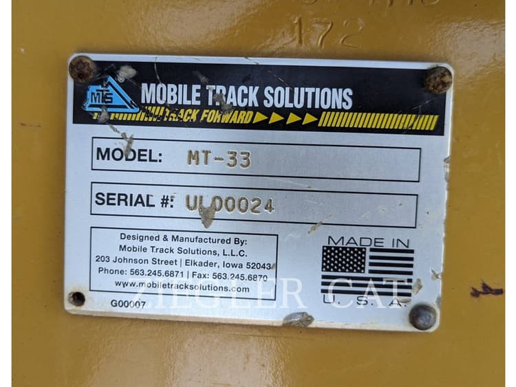 2021 Mobile Track Solutions MT-33 Construction Scrapers for Sale ...