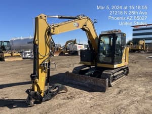 SOLD - 2022 Caterpillar 307.5 Stock No. E177347 Construction with 1,015 ...