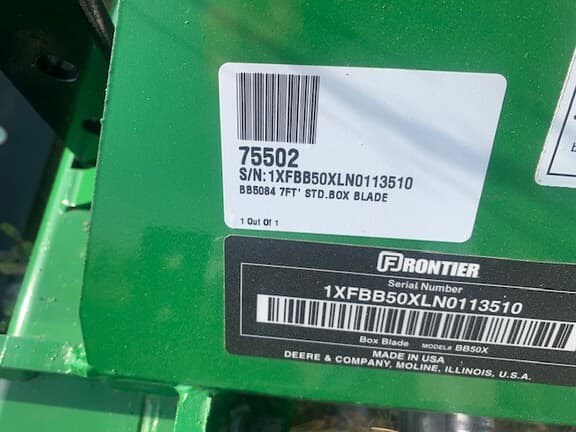 2022 Frontier BB5084 Other Equipment 3 Point Attachments for Sale ...